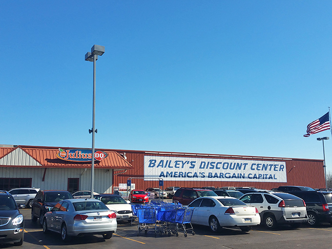 The retail equivalent of finding El Dorado – Bailey's Discount Center stands proudly in North Judson, boldly declaring itself "America's Bargain Capital."