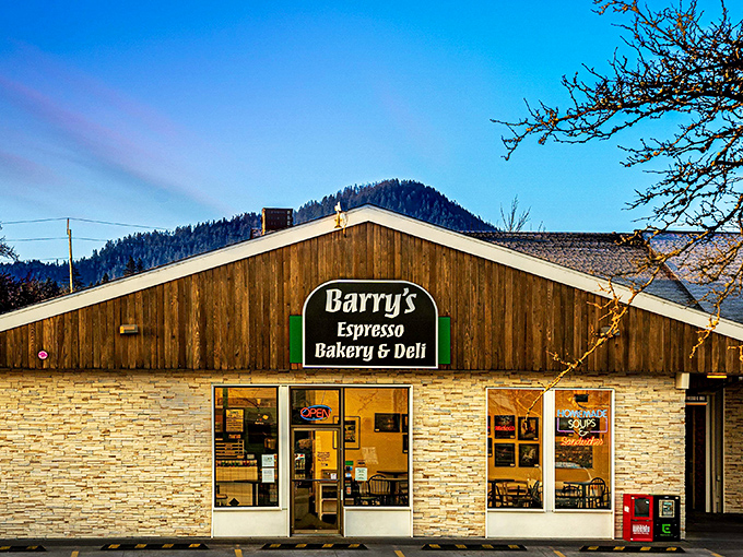 Barry's welcoming exterior might not scream "culinary destination," but locals know this unassuming building houses some of Eugene's most satisfying comfort food.