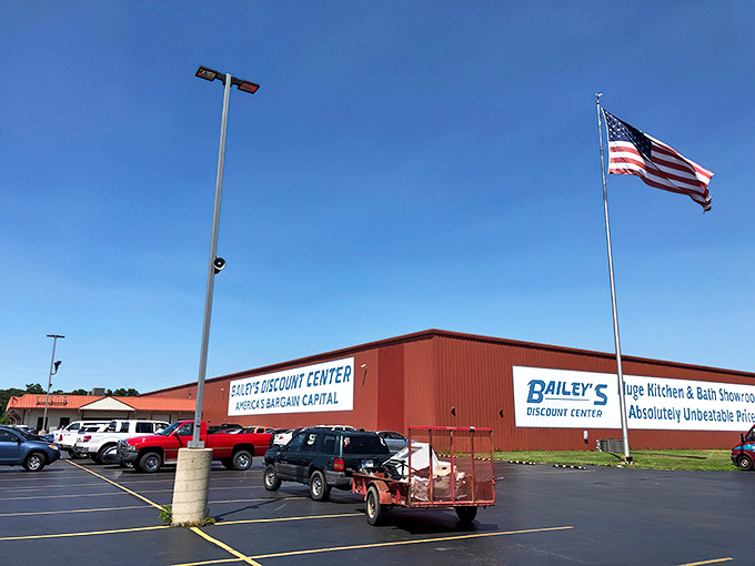 The retail equivalent of finding El Dorado – Bailey's Discount Center stands proudly in North Judson, boldly declaring itself "America's Bargain Capital."