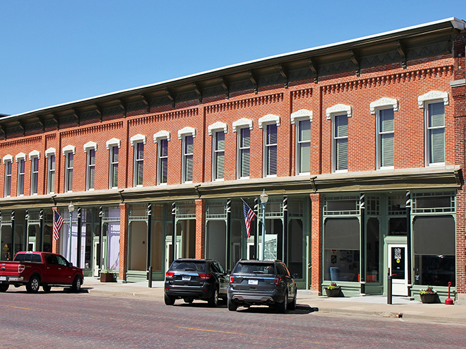 Downtown Red Cloud welcomes motorcycle enthusiasts with its classic brick streets and historic architecture—small-town America with a rumbling soundtrack.