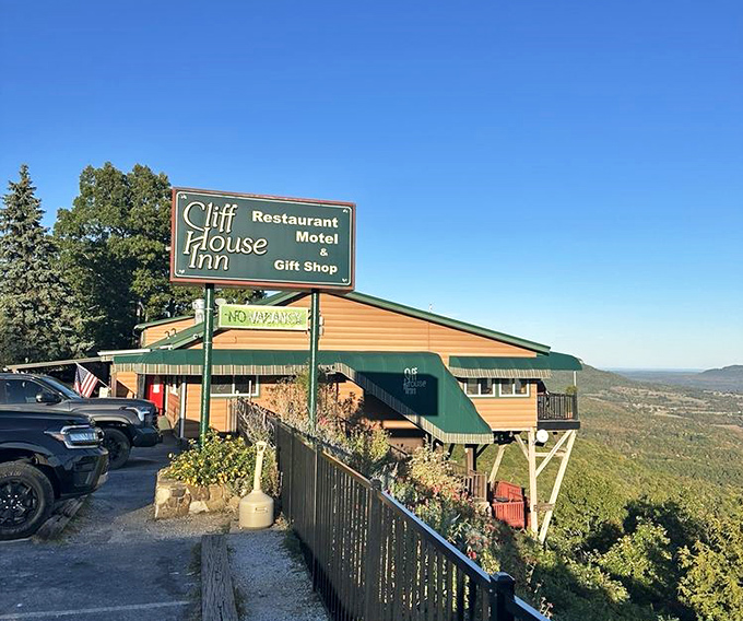 The unassuming exterior of Cliff House Inn might fool you, but like all great culinary adventures, the magic happens once you step inside.