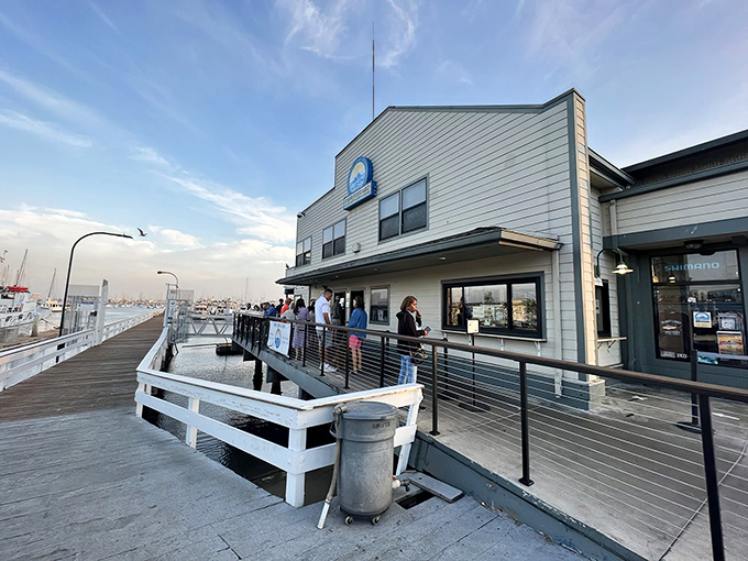 The unassuming exterior of Mitch's Seafood belies the culinary treasures within. Like finding a pearl in an oyster, this waterfront gem awaits.
