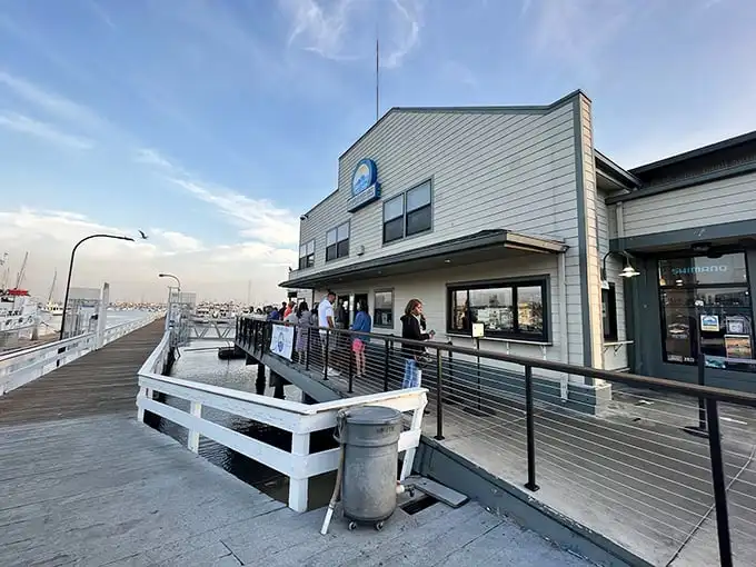 The unassuming exterior of Mitch's Seafood belies the culinary treasures within. Like finding a pearl in an oyster, this waterfront gem awaits.