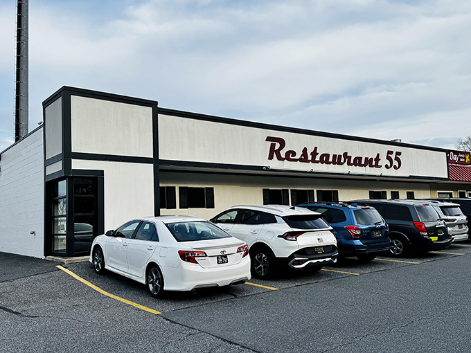 The unassuming exterior of Restaurant 55 proves yet again that culinary treasures often hide behind modest facades. Delaware's best-kept secret sits right in plain sight.