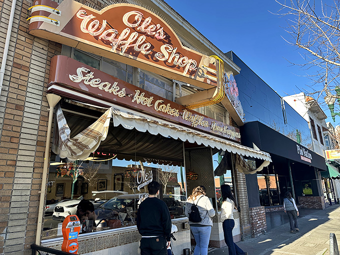 The neon glow of Ole's iconic sign isn't just illuminating Park Street—it's beckoning breakfast pilgrims from across California to this Alameda institution.