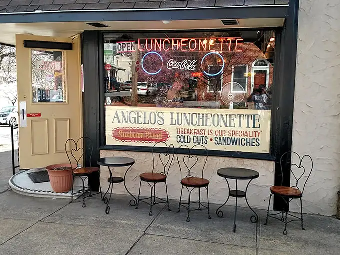 Step into a time machine disguised as a diner! Angelo's Luncheonette's vintage charm will transport you faster than Doc Brown's DeLorean.