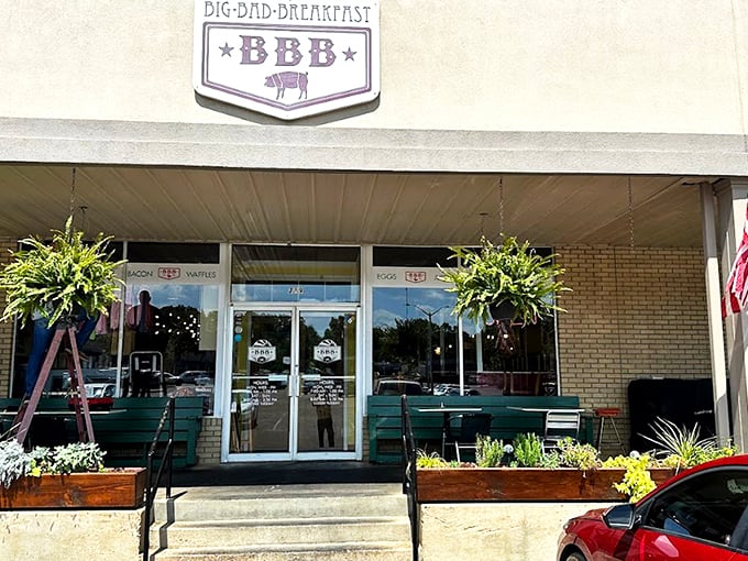 The wait outside BBB isn't just a line—it's a community of breakfast believers united in the holy pursuit of perfect pancakes and bacon benediction.