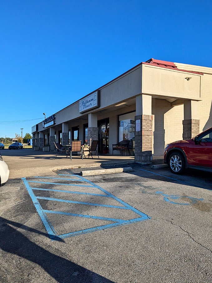 The unassuming exterior of Pelham Diner hides culinary treasures within. Like all great diners, it promises satisfaction without pretension.