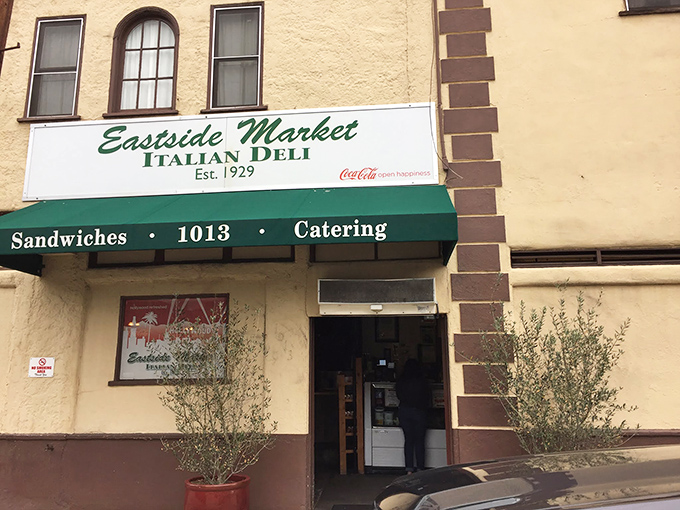 The unassuming storefront of Eastside Market Italian Deli, where culinary magic has been happening since long before Instagram food trends were a thing.