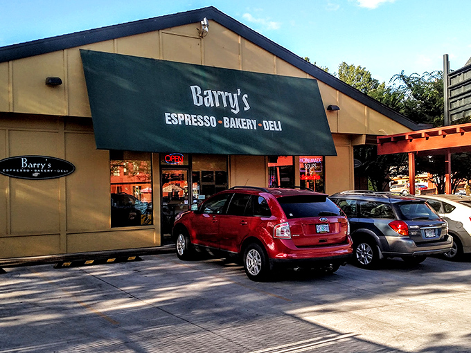 Barry's welcoming exterior might not scream "culinary destination," but locals know this unassuming building houses some of Eugene's most satisfying comfort food.
