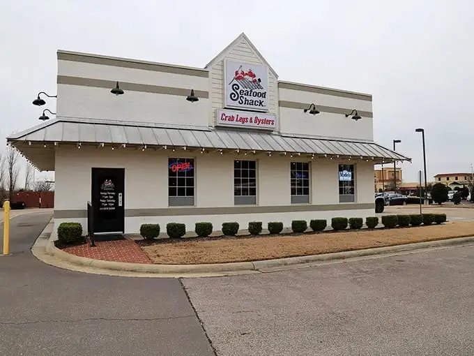 The unassuming exterior of Seafood Shack in Marion belies the coastal treasures within. Sometimes the best seafood comes from places without an ocean view.