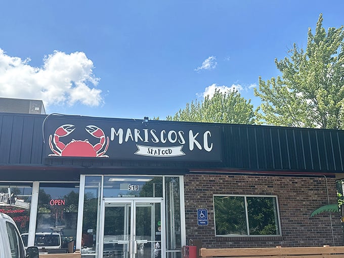The unassuming storefront of Mariscos KC might fool you, but locals know this modest exterior hides seafood treasures that would make coastal restaurants jealous.