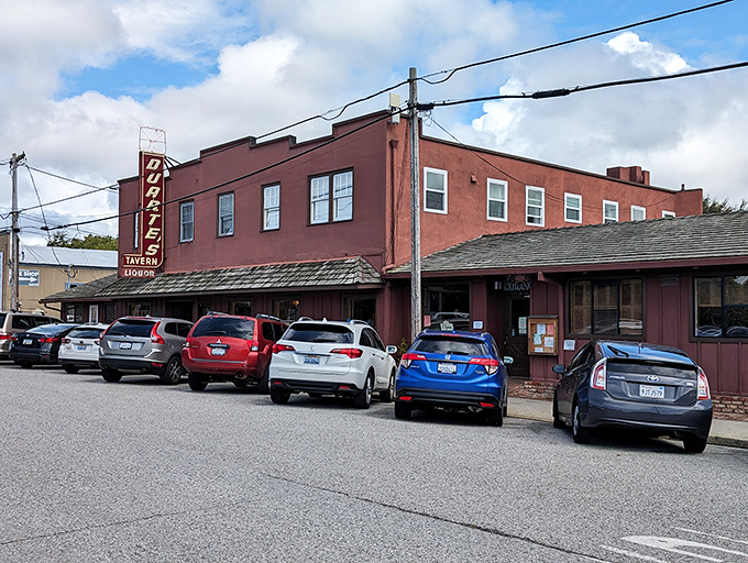 Duarte's iconic burgundy exterior with its vintage neon sign isn't trying to impress anyone, which is precisely why it impresses everyone who visits. 