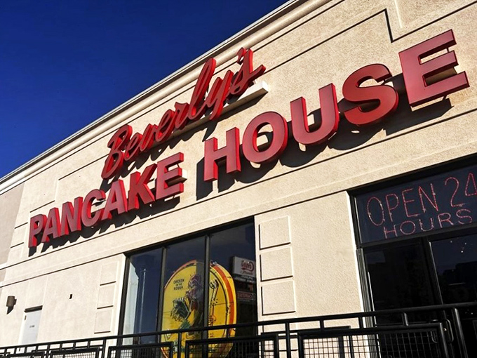 That iconic pink neon sign isn't just advertising – it's a 24-hour beacon calling to hungry souls across Oklahoma City.