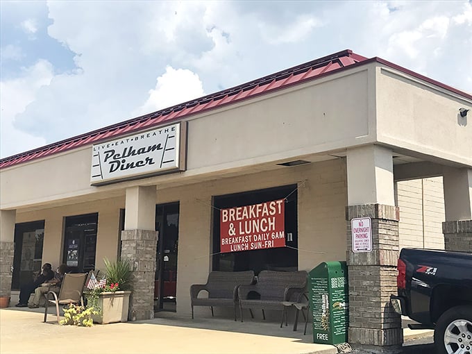 The unassuming exterior of Pelham Diner hides culinary treasures within. Like all great diners, it promises satisfaction without pretension.