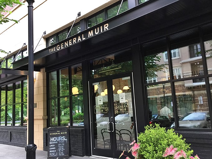 Welcome to flavor town! The General Muir's sleek exterior promises a culinary adventure that'll make your taste buds do the cha-cha.