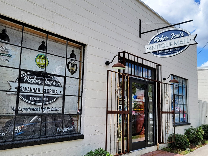The unassuming white facade of Picker Joe's belies the wonderland of vintage treasures waiting inside. Savannah's best-kept secret stands ready for discovery.