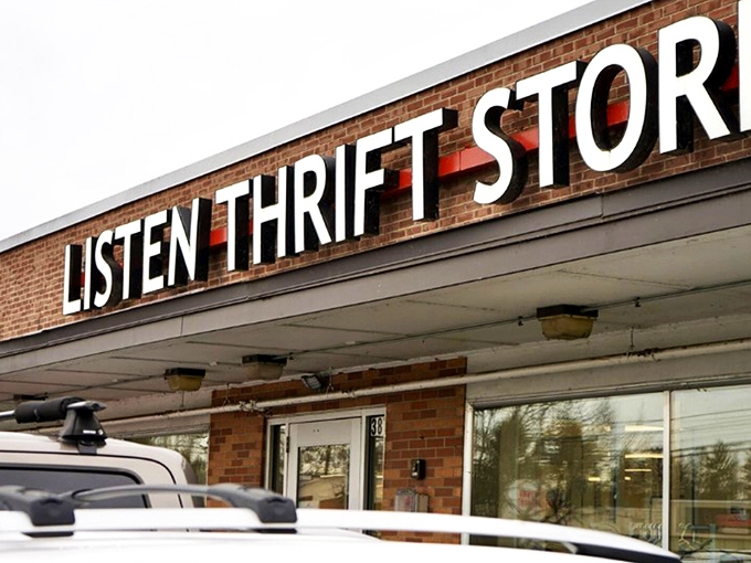 The bustling parking lot tells the story – LISTEN Thrift Store isn't just a shopping destination, it's a treasure-hunting phenomenon that draws crowds daily.