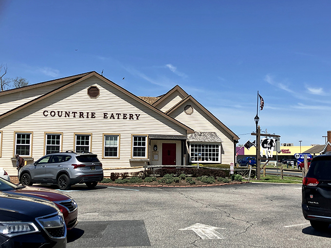 The unassuming white clapboard exterior of The Countrie Eatery promises no frills, just delicious food—a promise it delivers on spectacularly. 
