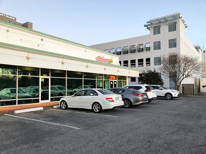 The unassuming exterior of Pelon's Baja Grill hides culinary treasures within—like finding a winning lottery ticket in your jeans pocket.