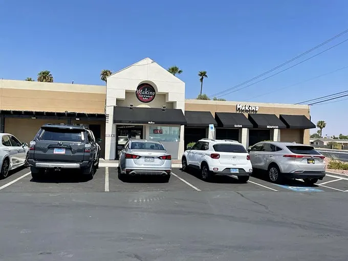 Makino's unassuming strip mall exterior might not scream "culinary destination," but like Vegas itself, the real magic happens once you step inside.