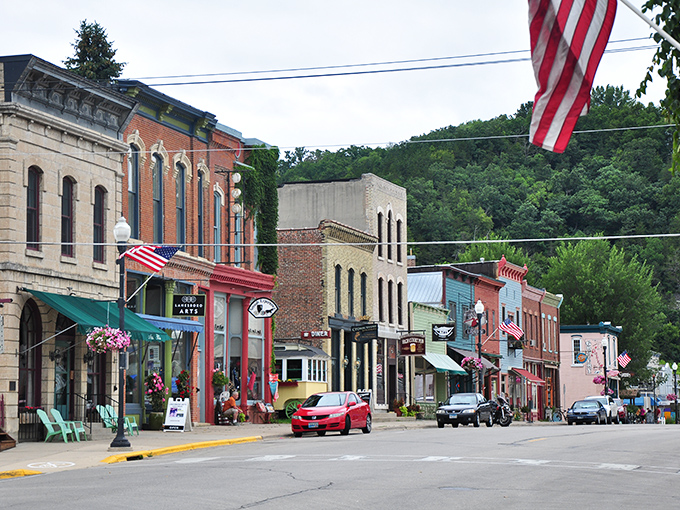 Lanesboro's main street looks like a movie set, but unlike Hollywood facades, these historic buildings house real treasures waiting to be discovered.