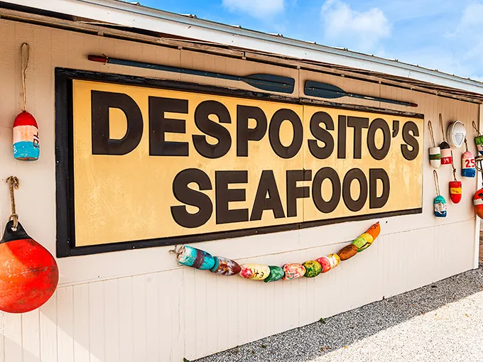 The unassuming exterior of Desposito's hides culinary treasures within, like finding a pearl in an oyster—except this pearl comes with hushpuppies.