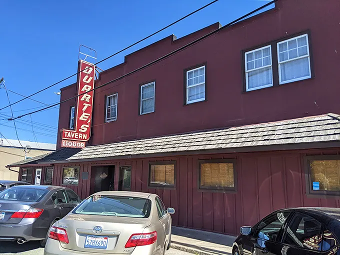 Duarte's iconic burgundy exterior with its vintage neon sign isn't trying to impress anyone, which is precisely why it impresses everyone who visits.
