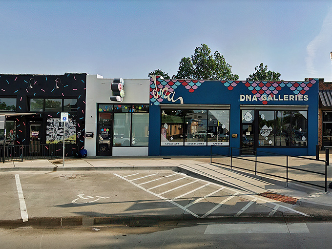 The unassuming storefront in OKC's Plaza District hides a treasure trove of pastry perfection. Pie pilgrims know exactly where to find their fix.