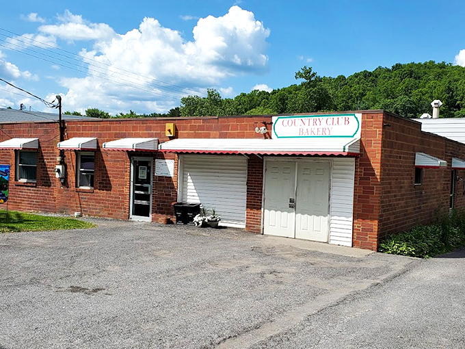 The unassuming brick exterior of Country Club Bakery hides culinary greatness within. Like finding a Michelin star in a strip mall, this humble storefront is a West Virginia treasure.
