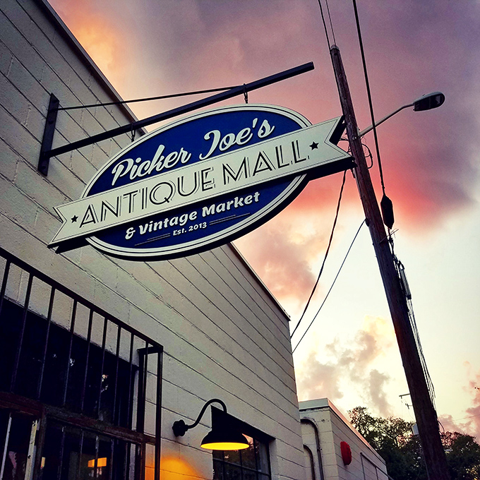 The unassuming white facade of Picker Joe's belies the wonderland of vintage treasures waiting inside. Savannah's best-kept secret stands ready for discovery.