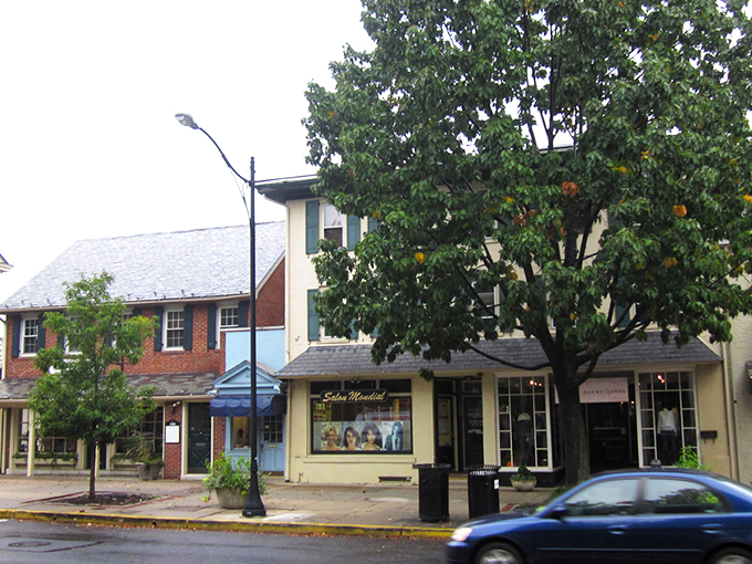 Brick storefronts with character to spare—downtown Bridgeton looks like a Norman Rockwell painting where your wallet can finally exhale and relax.