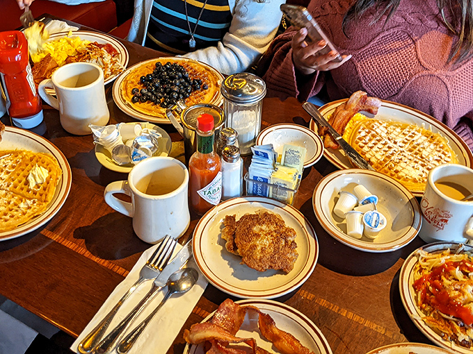 The ultimate table spread that makes you wonder if you should have brought more friends or simply embraced strategic multiple visits.