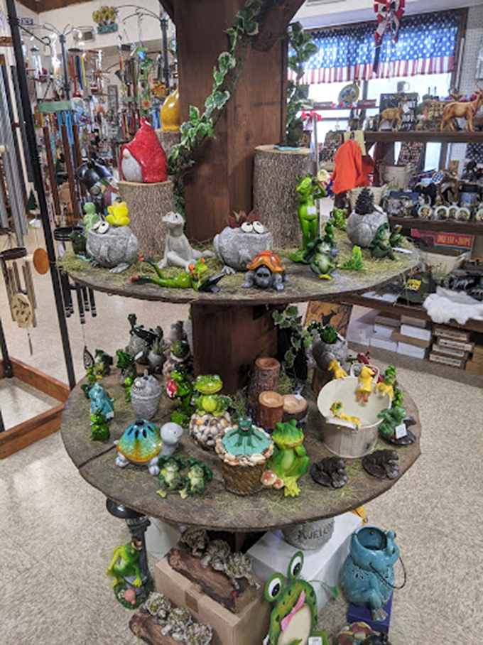 A menagerie of garden guardians - these whimsical critters bring mountain charm to any flowerbed, no green thumb required.