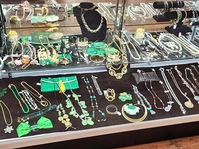 A jewelry counter that rivals Aladdin's cave. These treasures didn't need a genie – just someone with changing fashion tastes.
