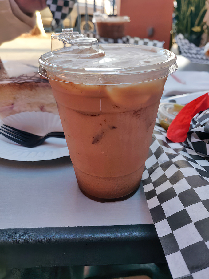 Horchata over ice – cinnamon-kissed rice milk that makes regular milk wonder why it never thought to be this interesting.