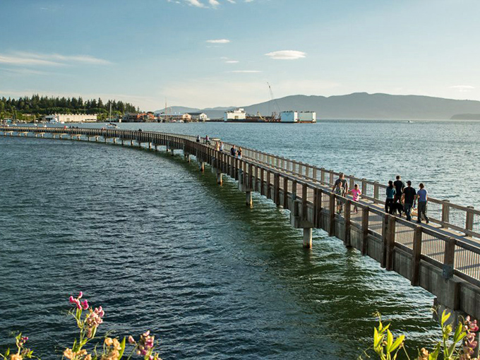 Walking the waterfront boardwalk offers million-dollar views on a fixed-income budget – Bellingham's greatest bargain since, well, forever.