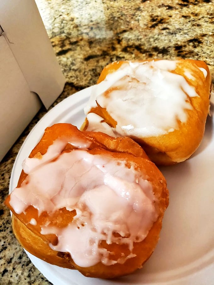 These strawberry and vanilla cream cheese donuts aren't just breakfast – they're a legitimate reason to get out of bed.
