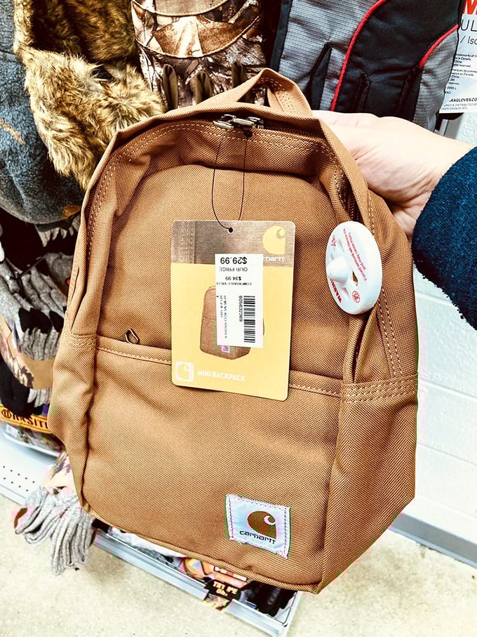 Backpack jackpot! This Carhartt bag combines durability with style, perfect for work, school, or convincing people you're more outdoorsy than you are.