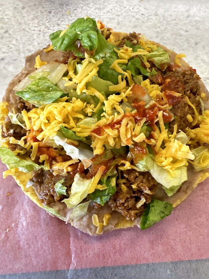 This Chalupa Supreme is what food dreams are made of—a crispy yet soft shell topped with a mountain of beef, cheese, and fresh lettuce.