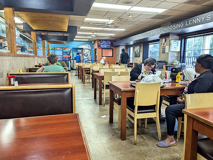 The dining room hums with the symphony of satisfaction—forks clinking, coffee pouring, and the occasional "oy vey" of delight from overstuffed patrons.