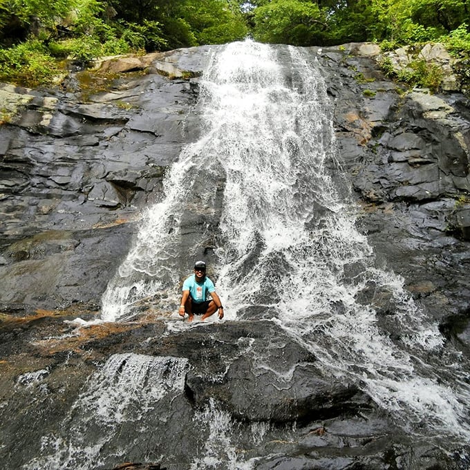 Nothing makes you feel more alive than sitting in a rushing waterfall. Nature's most invigorating massage chair, with unlimited free sessions.