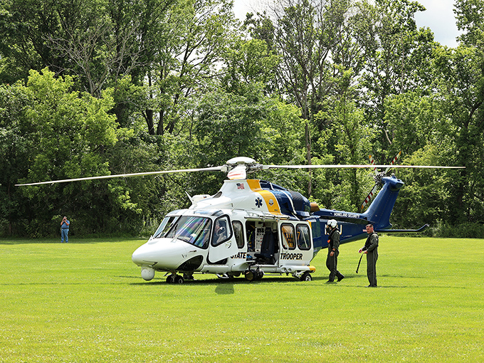 Even emergency helicopters choose Clinton for their landing spots—though most visitors prefer arriving by car for longer stays.