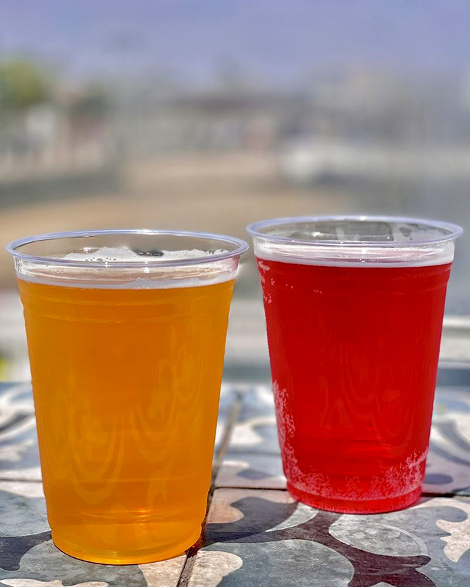 Cold craft beers with a waterfront view – nature's perfect pairing. One sip and you'll understand why San Diegans are always so annoyingly happy.
