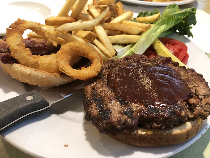 This isn't just a burger – it's architecture, it's art, it's the reason smartphones were invented to capture "before" photos.