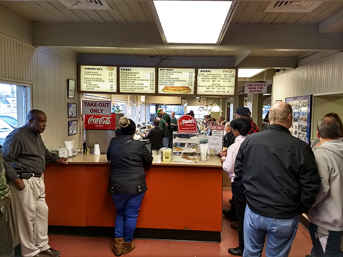 No fancy table service here—just the beautiful democracy of standing in line for something truly worth waiting for.