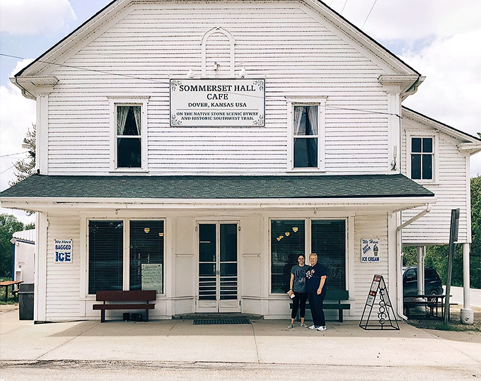 Somerset Hall Café stands proudly on the Native Stone Scenic Byway, a beacon of pie-related happiness for weary travelers and locals alike.