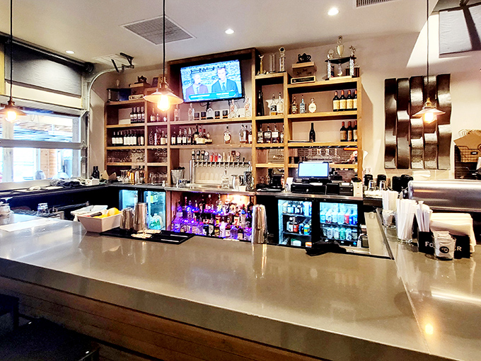 The bar promises liquid refreshment perfectly calibrated to cut through the rich, smoky flavors—because great barbecue deserves equally impressive beverages.