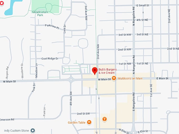 16. bub's burgers & ice cream map