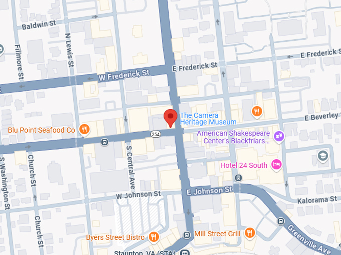 16. camera heritage museum map